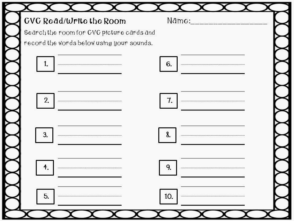 Mackey's Classroom: FREE CVC Packet {Short A}