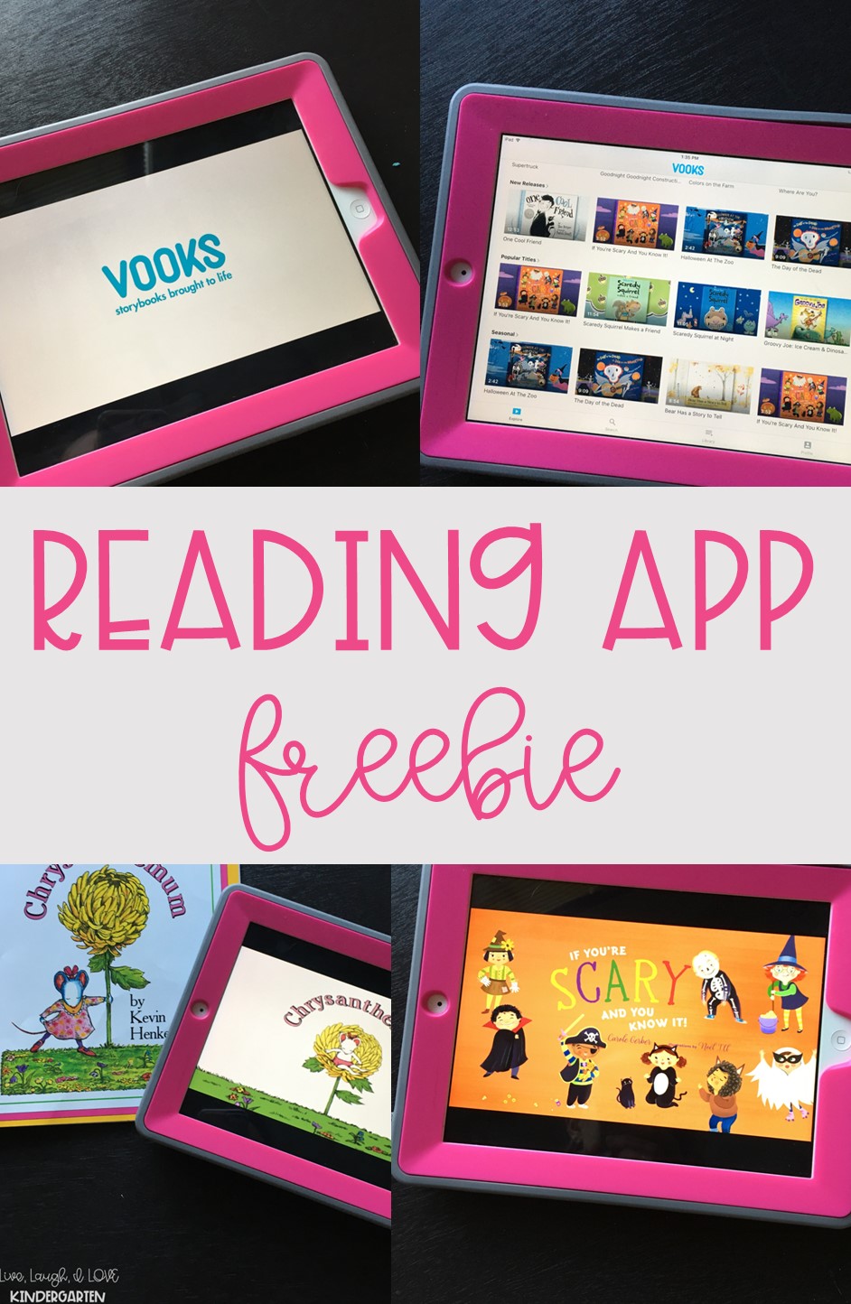 It is an app that features animated children's books!