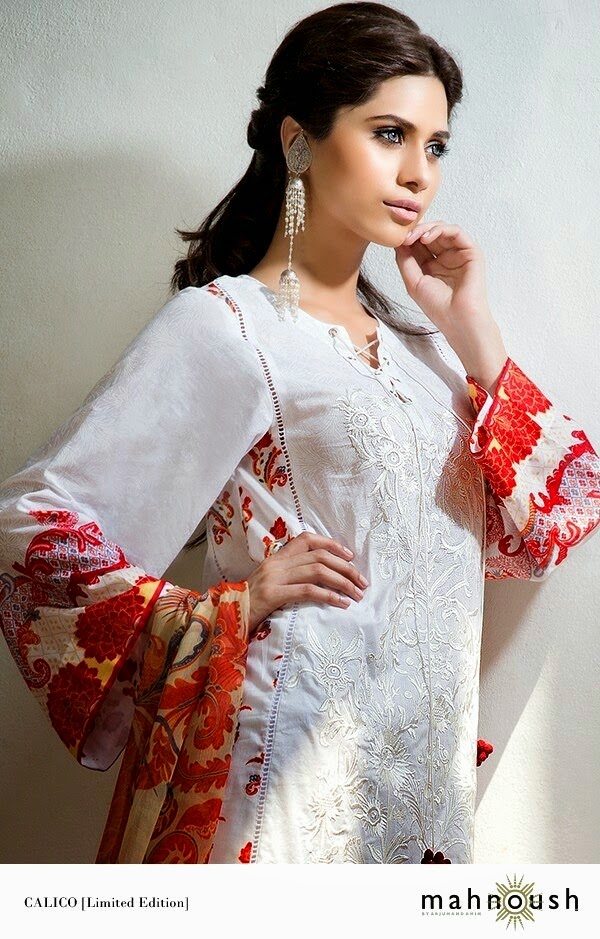 Mahnoush Lawn Collection 2014 | Mahnoush Premium Designer Lawn 2014-15 ...