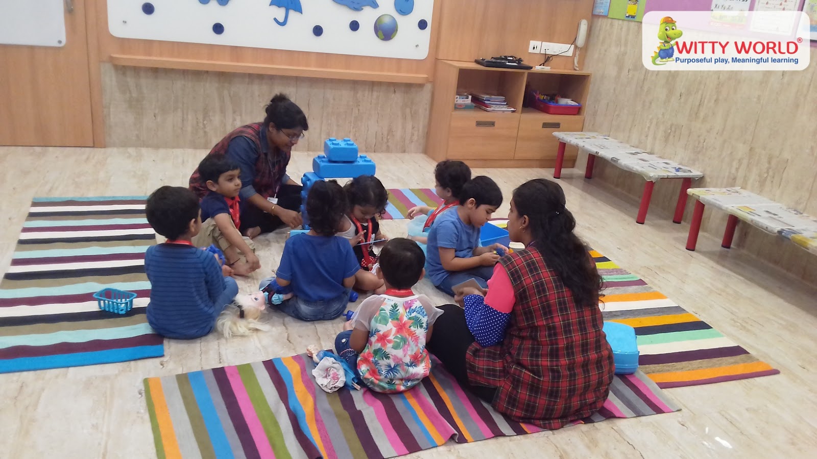 On the top of the World...: Blue Day Celebration by Nursery Section ...