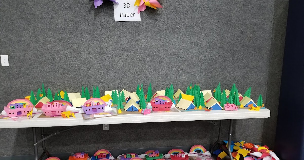 Sarah's Crafts & Stuff: 3D Papercraft Class