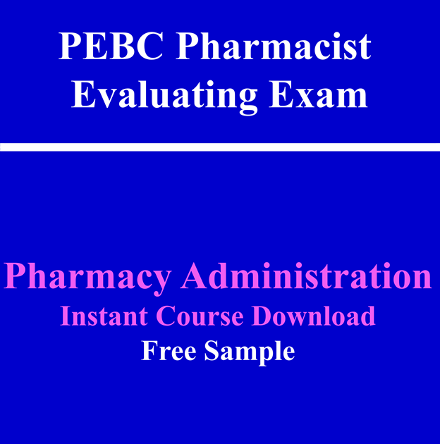 How to become a pharmacist in Canada: PEBC Canada Exam Free Resources
