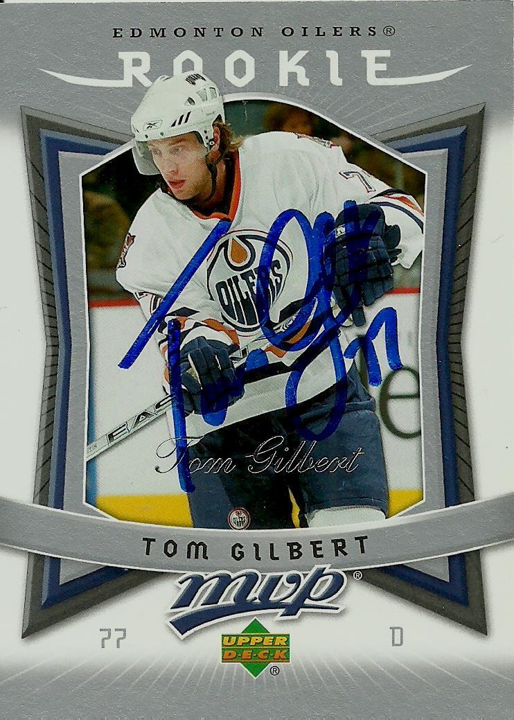 Hell's Valuable Collectibles: Tom Gilbert: Two Autographed Cards