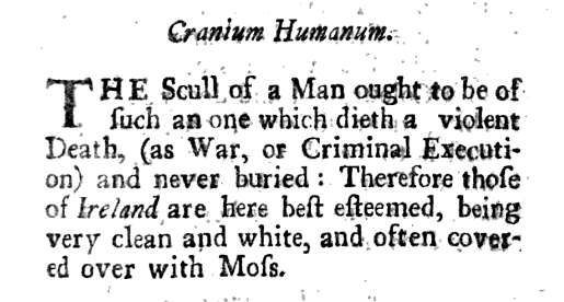 Res Obscura: Why Did Seventeenth-Century Europeans Eat Mummies?