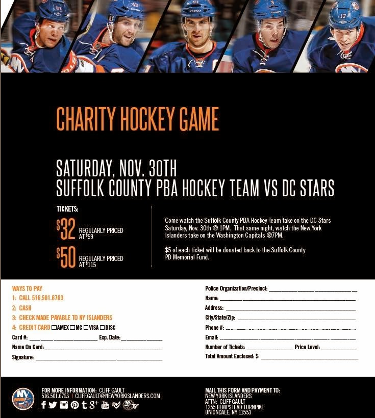 PGPD News: PGPD Playing Charity Hockey Game in New York