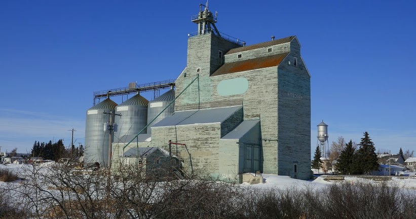 Past Presence: Grain Elevator at Kitscoty