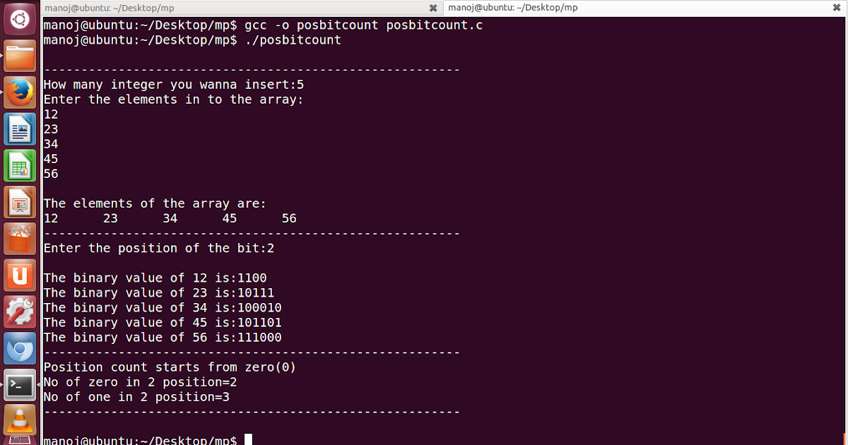 Manoj Patra's Blog: C Program to count the number of zeros and ones in ...