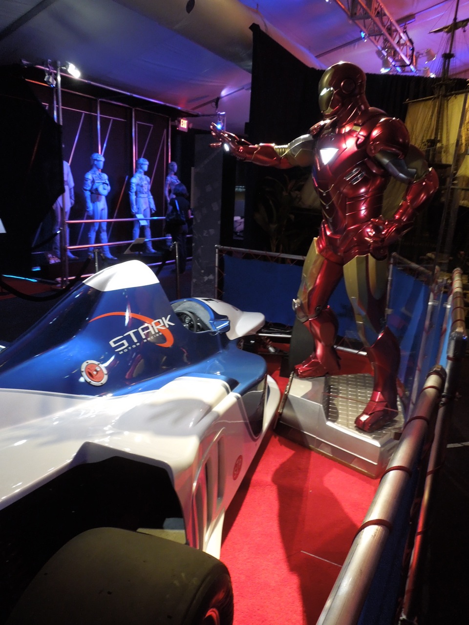 Tony Stark's F1 race car from Iron Man 2 on display... | Hollywood ...