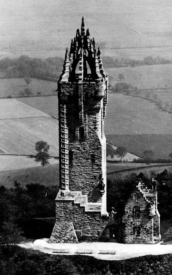 Tour Scotland: Old Photograph Wallace Monument Scotland