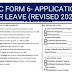 Use of the Revised Application for Leave (Form 6) - Deped Tambayan