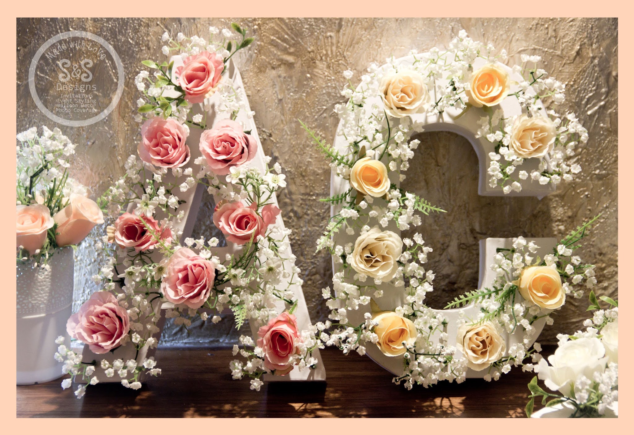 Wedding Letter Standee - Birthday Letter