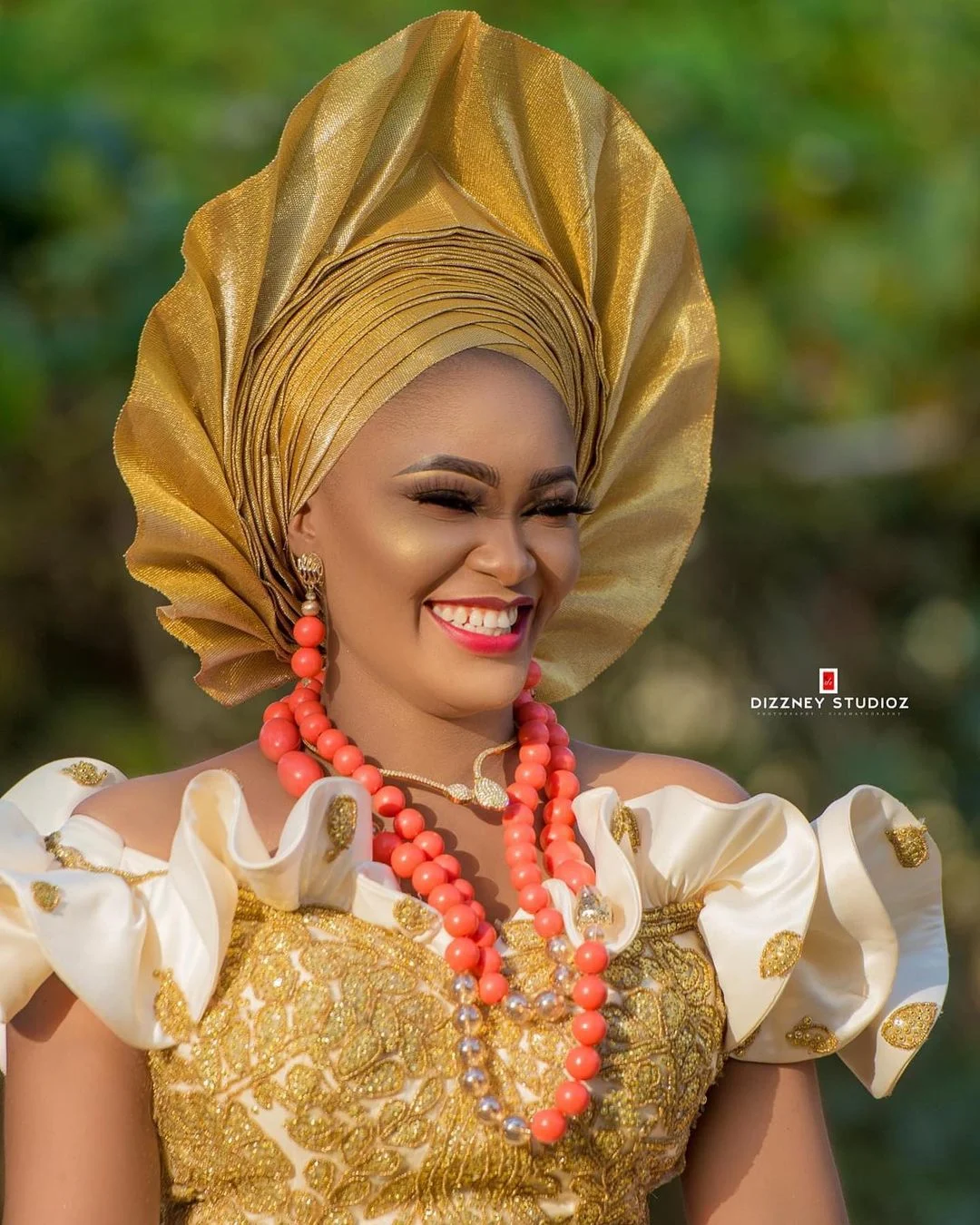 50 gele and makeup styles for a 2021 Nigerian bride. | Melody Jacob