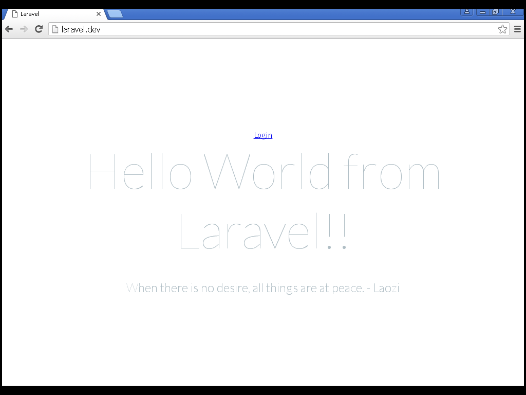 Laravel 5 Hello World Example Using Xampp And Composer
