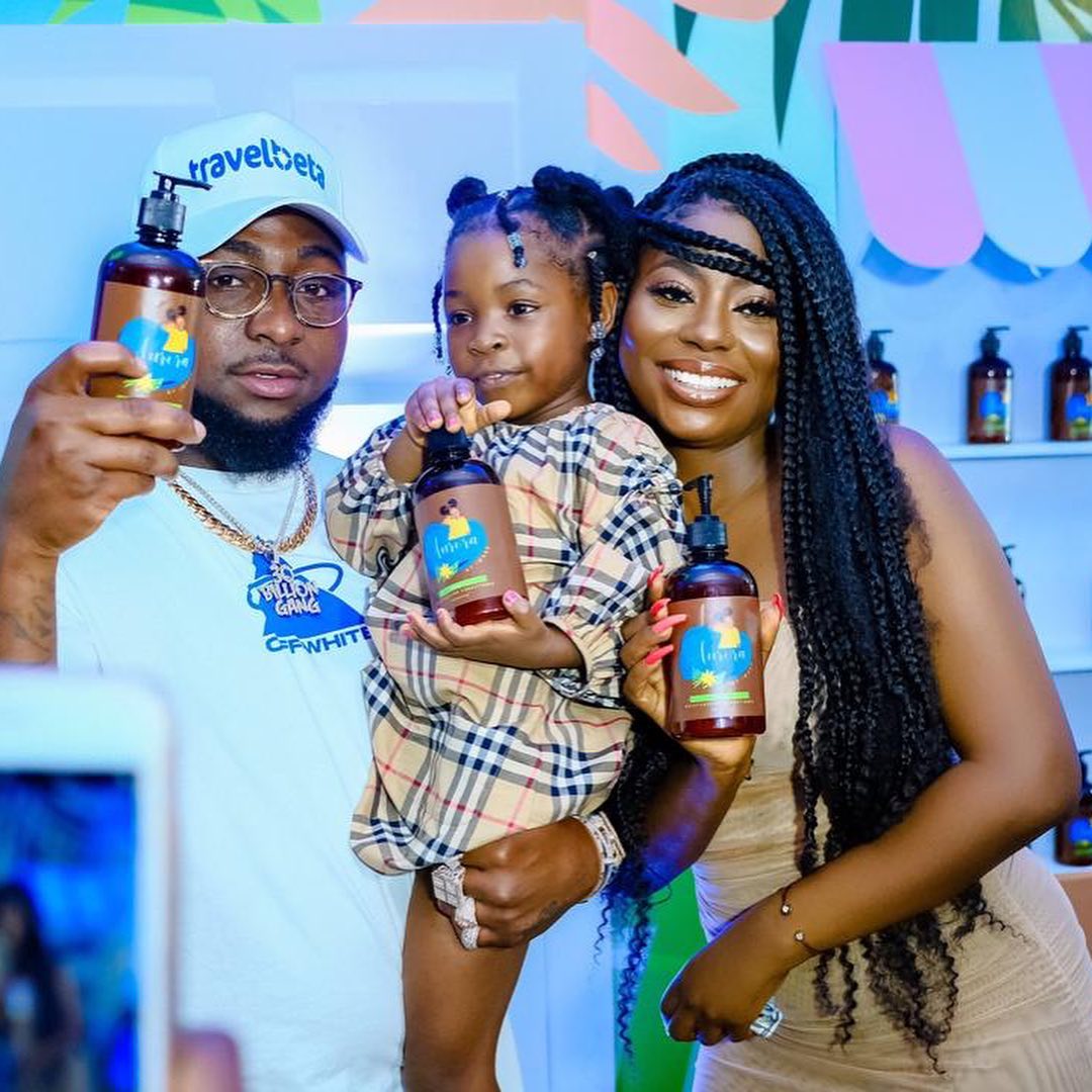 Picture of Davido and his first baby mama, Sophia Momodu and their ...
