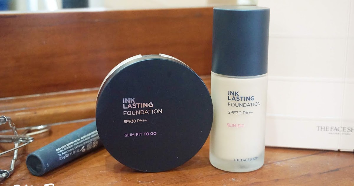 THE FACE SHOP Ink Lasting Foundation Slim Fit Review - ♥ Sabby Prue ...