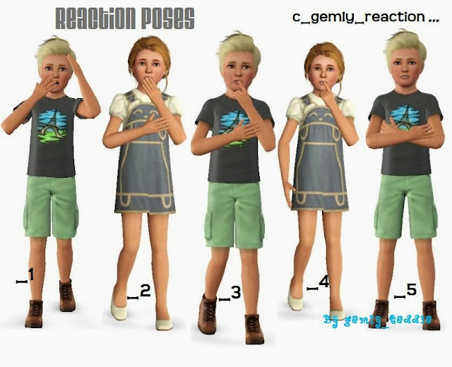 gemly_teddie's Downloads: Reaction Poses