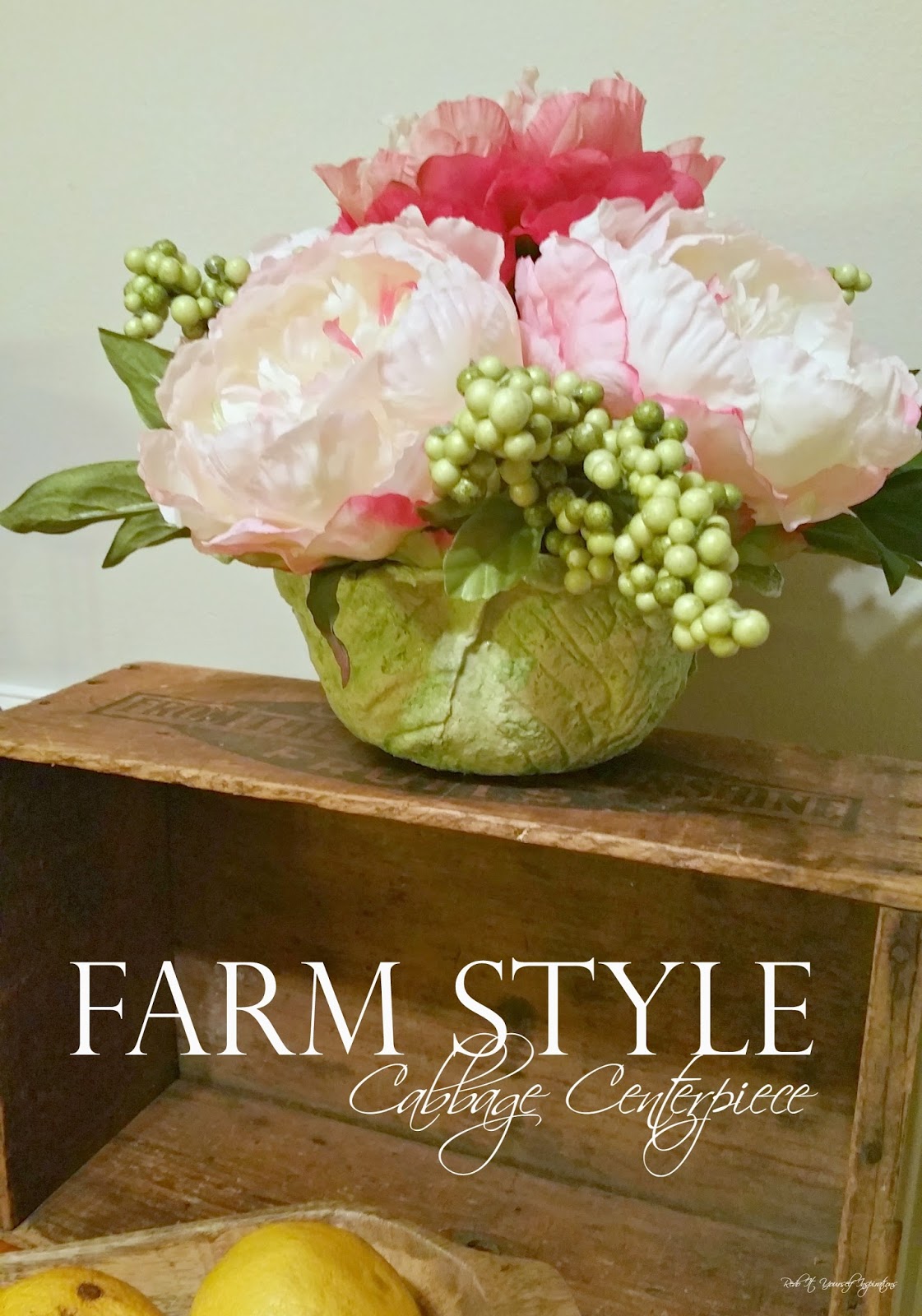 Cabbage Centerpiece | Redo It Yourself Inspirations : Cabbage Centerpiece