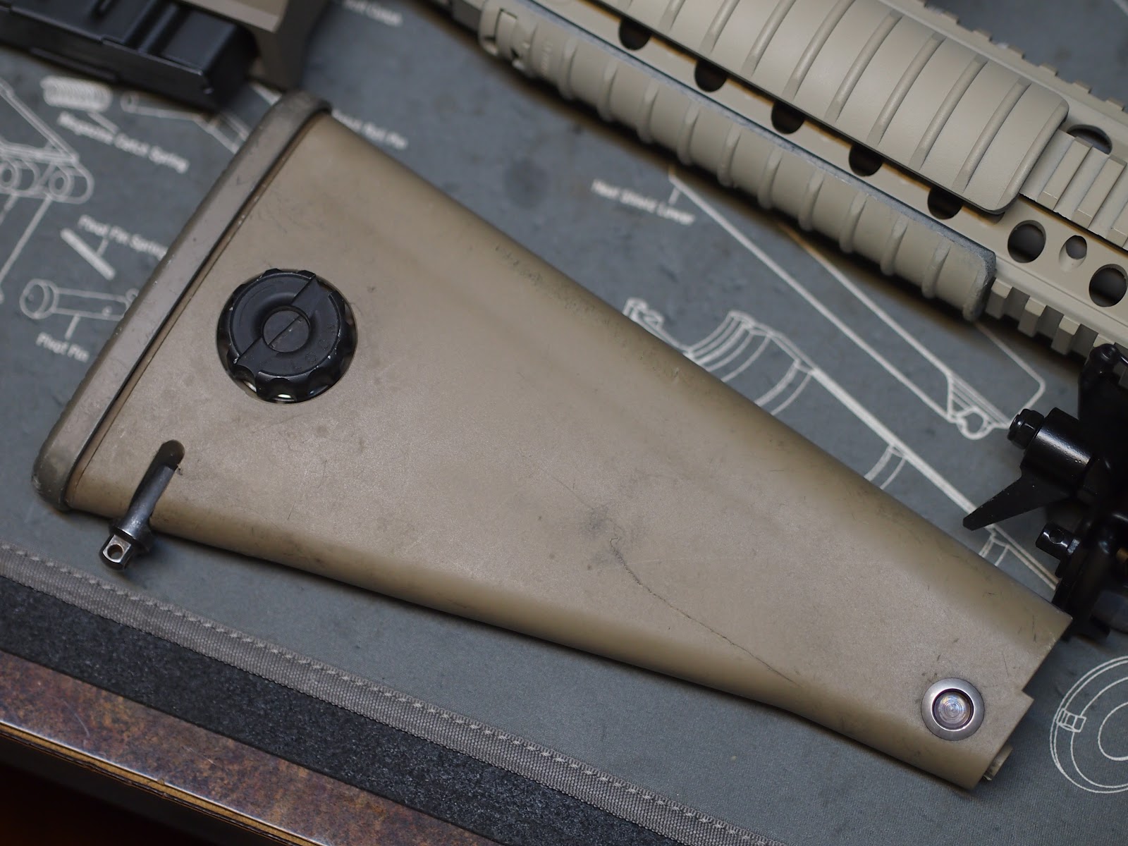 Mister Donut's Firearms Blog: KAC M110 stock for my BCL 102