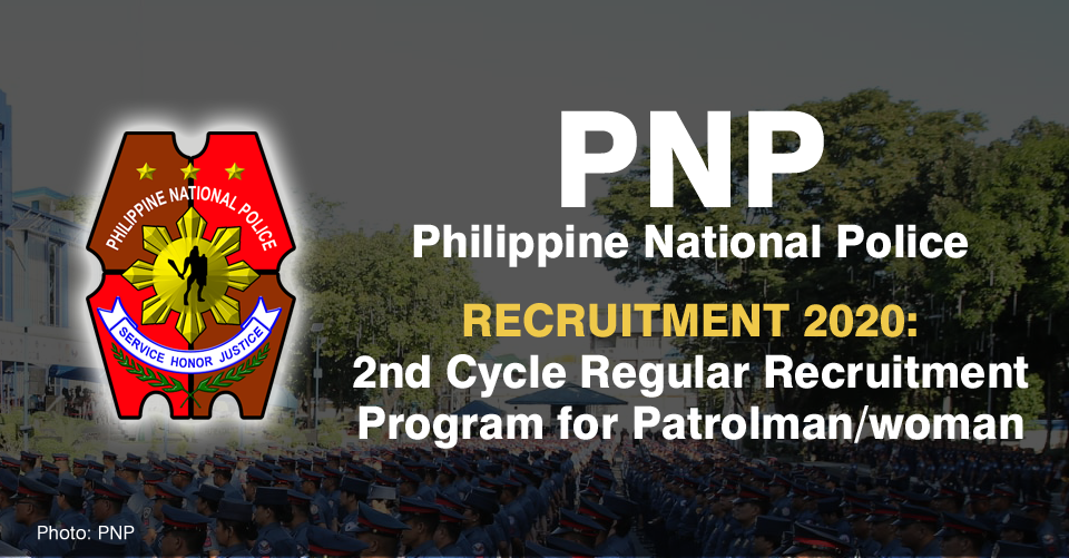 Civil Service Exam PH: PNP Recruitment 2020: 2nd Cycle Regular ...