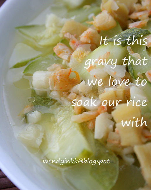 Table for 2.... or more: Steamed Cucumber with Dried Shrimp 蒸青瓜 ...