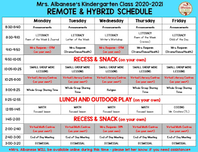 Kindergarten Remote (and Hybrid!) Learning | Mrs. Albanese's ...