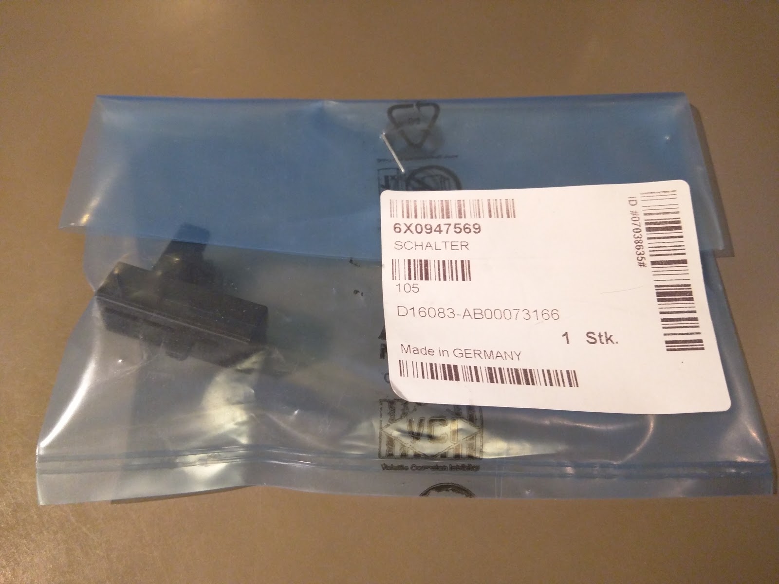 Life Hacks Blog: VW Golf Variant MK4 Tailgate Lock Switch Replacement