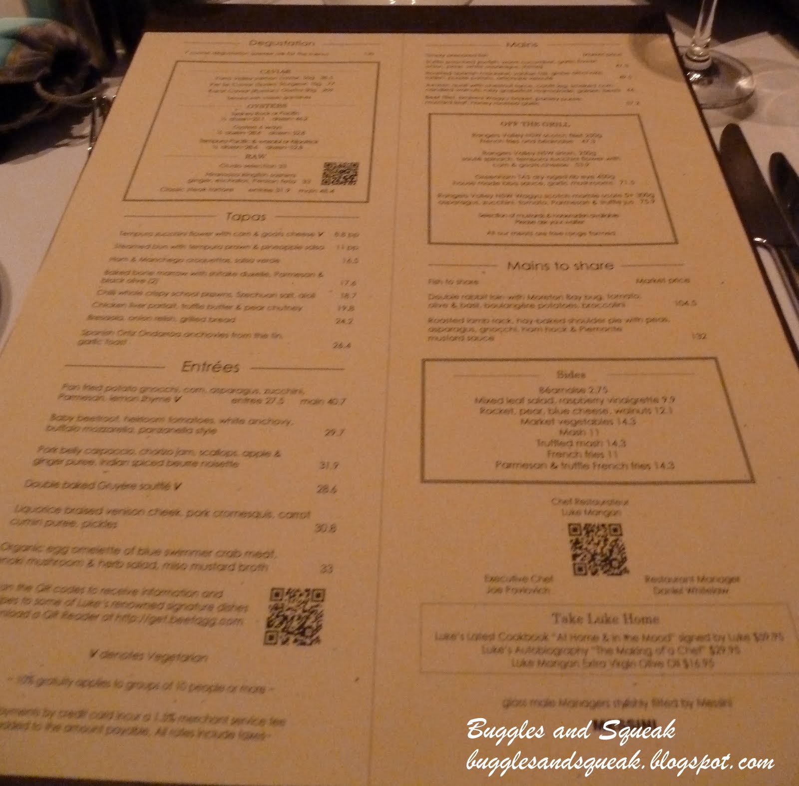 Buggles and Squeak : reviews for breakfast, lunch and dinner.: Review ...