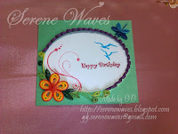 Serene Waves: Small Photo-Frame greeting cards