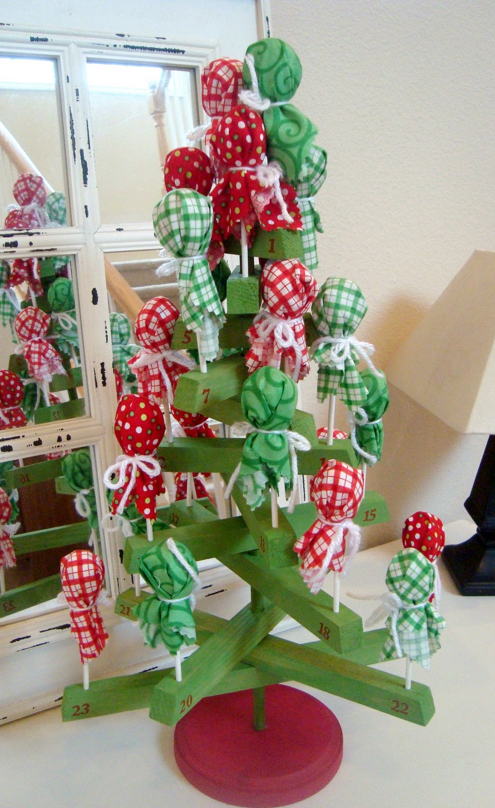 Christine's Favorite Things: Christmas Advent Lollipop Tree
