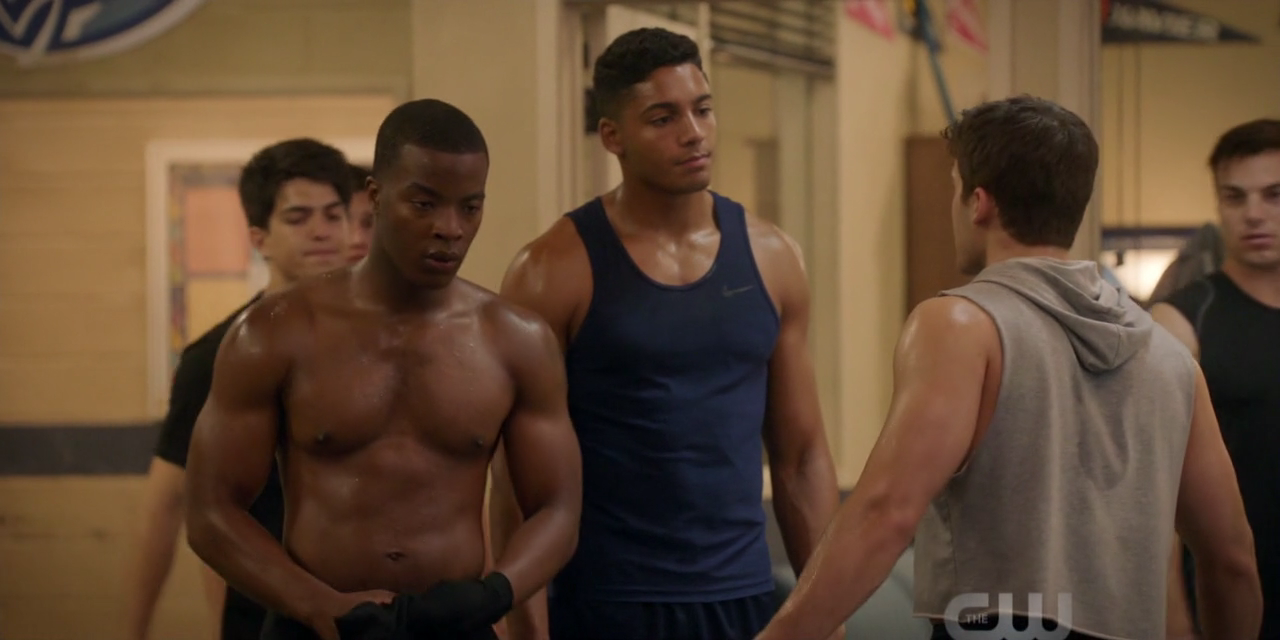 Daniel Ezra & Hunter Clowdus on All American (2018) ~ DC's Men of the ...