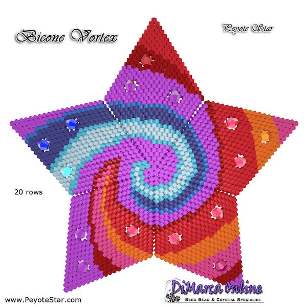 Unusual Beaded Star Tutorials and Patterns by DiMarcaOnline / The ...