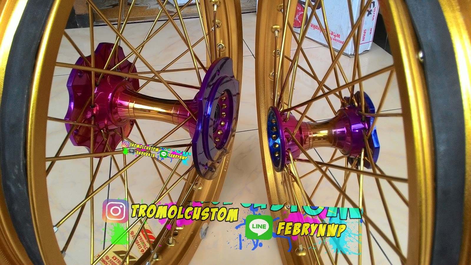 Tromol custom untuk semua motor