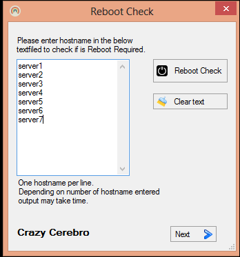 Check if Reboot is Required on multiple server - using Powershell GUI ...