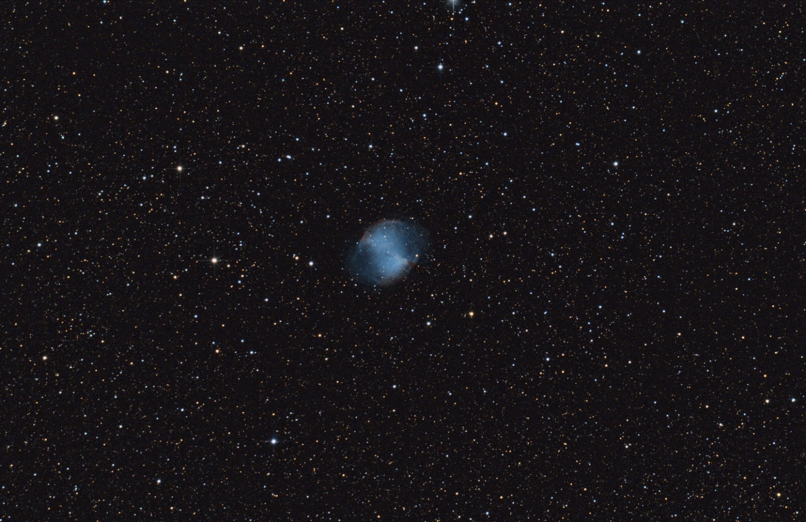 Astronomia Amatorska: Messier 27, M27, NGC 6853 - Mgławica Hantle Ver.2