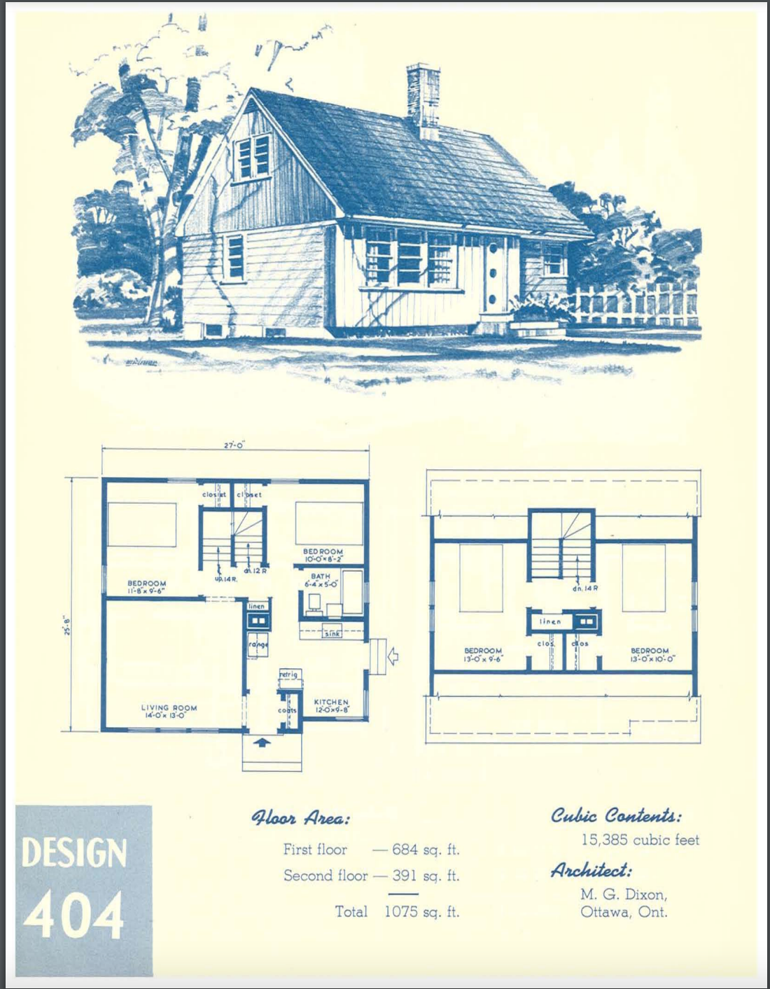 The small Post-War 1 1/2-Storey House - Part One