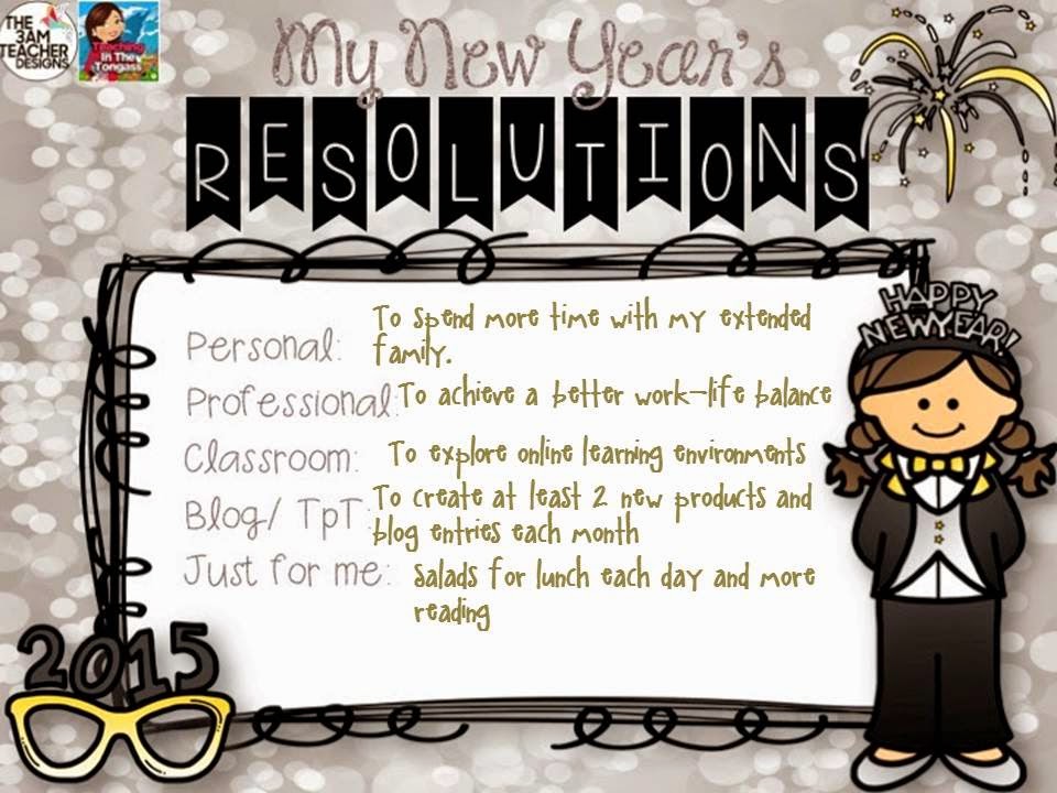 Notes from Miss Em: 2015 New Year's Resolutions