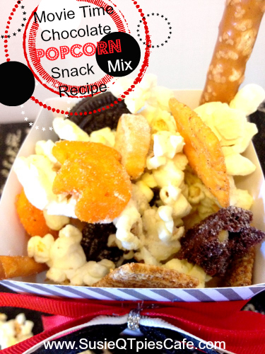 SusieQTpies Cafe: Movie Time Chocolate Popcorn Snack Mix Recipe