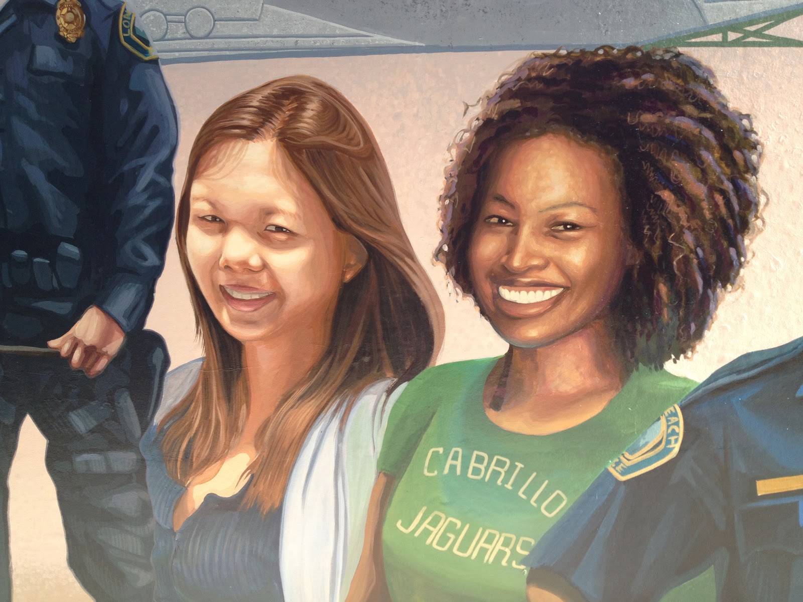 LozaProjects: Long Beach West Division Police Mural c2012 Jose Loza