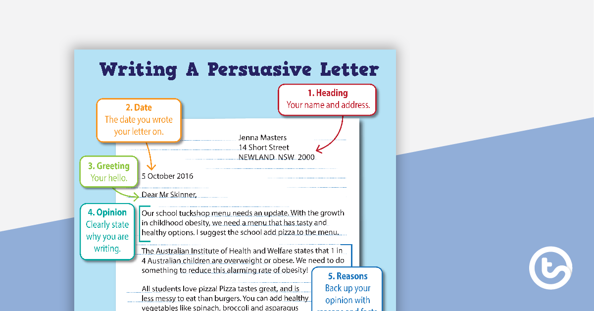 How To Write A Persuasive Letter ~ Thankyou Letter