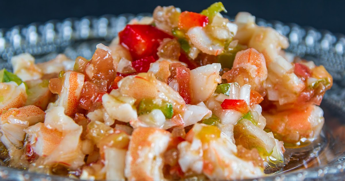 Salpicón de langostinos