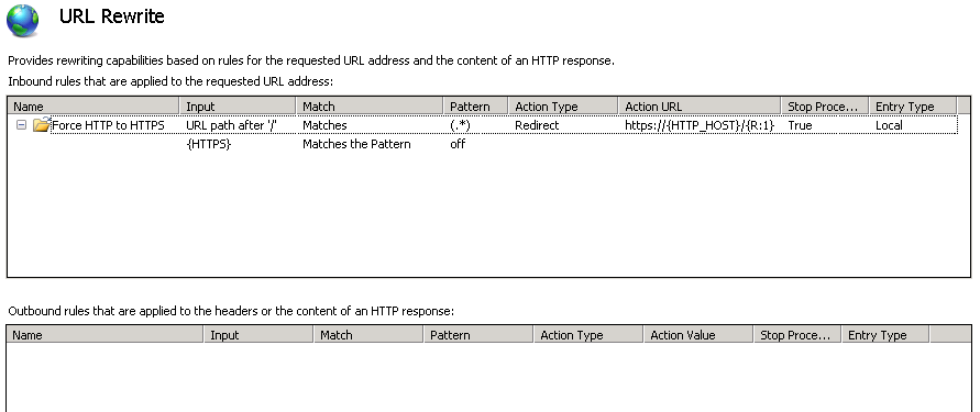Data, data everywhere...: URL Rewrite module in IIS 7 with shared config
