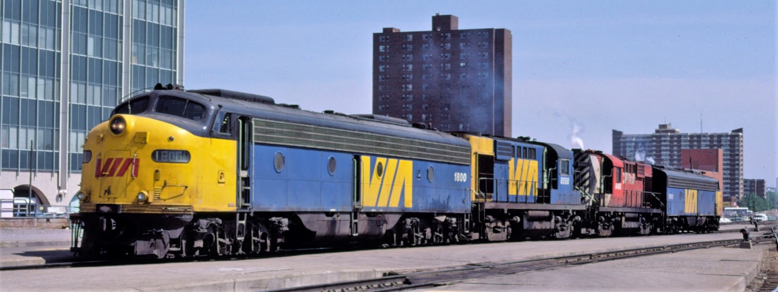 Trackside Treasure: E-8's in CP and VIA Service