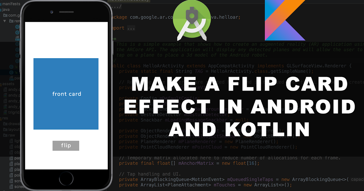 Make a Flip Card Effect in Android Studio and Kotlin - DoctorCode