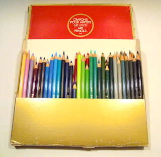 An Elephant a Day: Elephant No. 136: Coloured Pencils