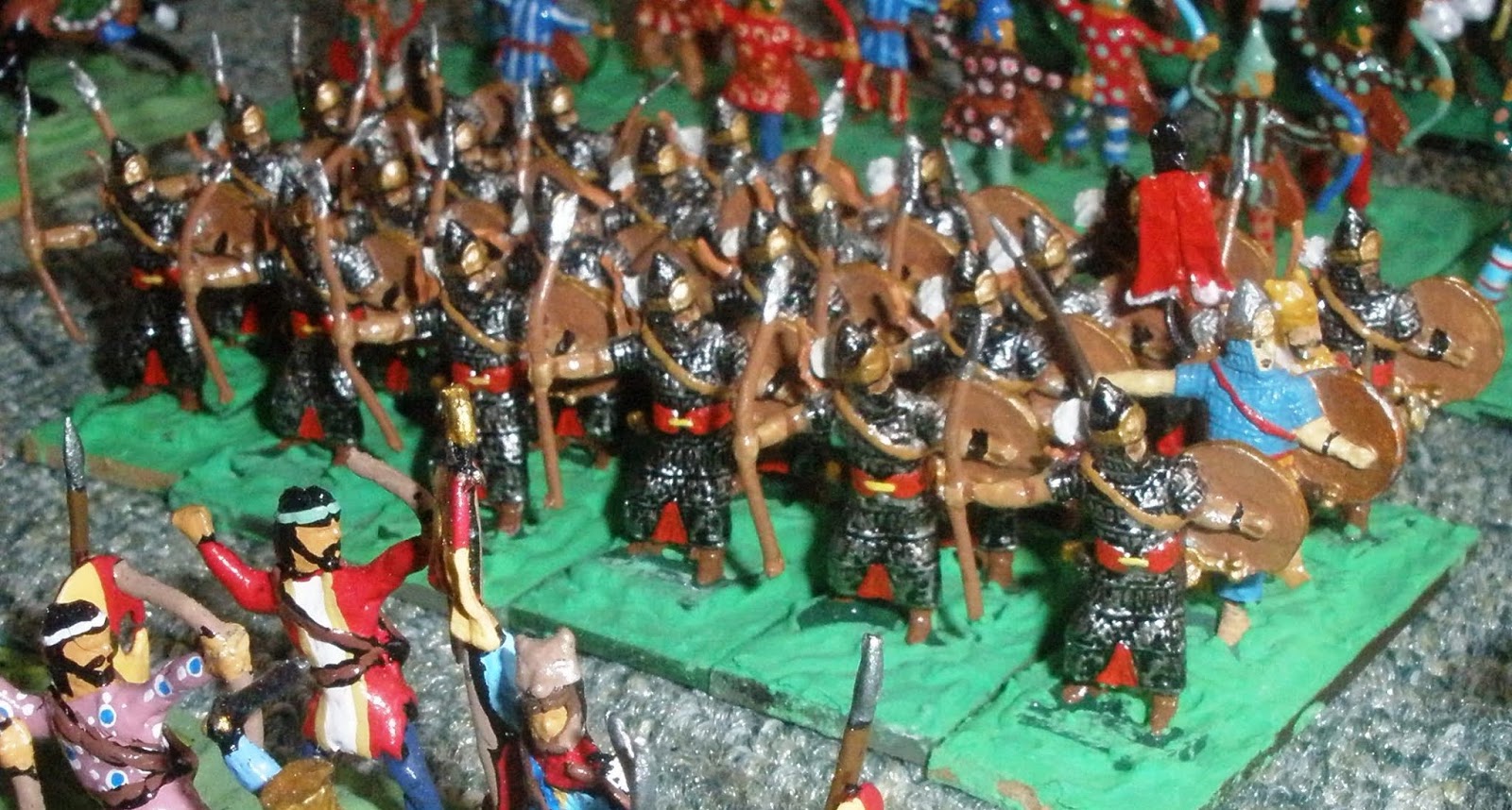 The Eastern Garrison: Xerxes' army - infantry Review/Parade