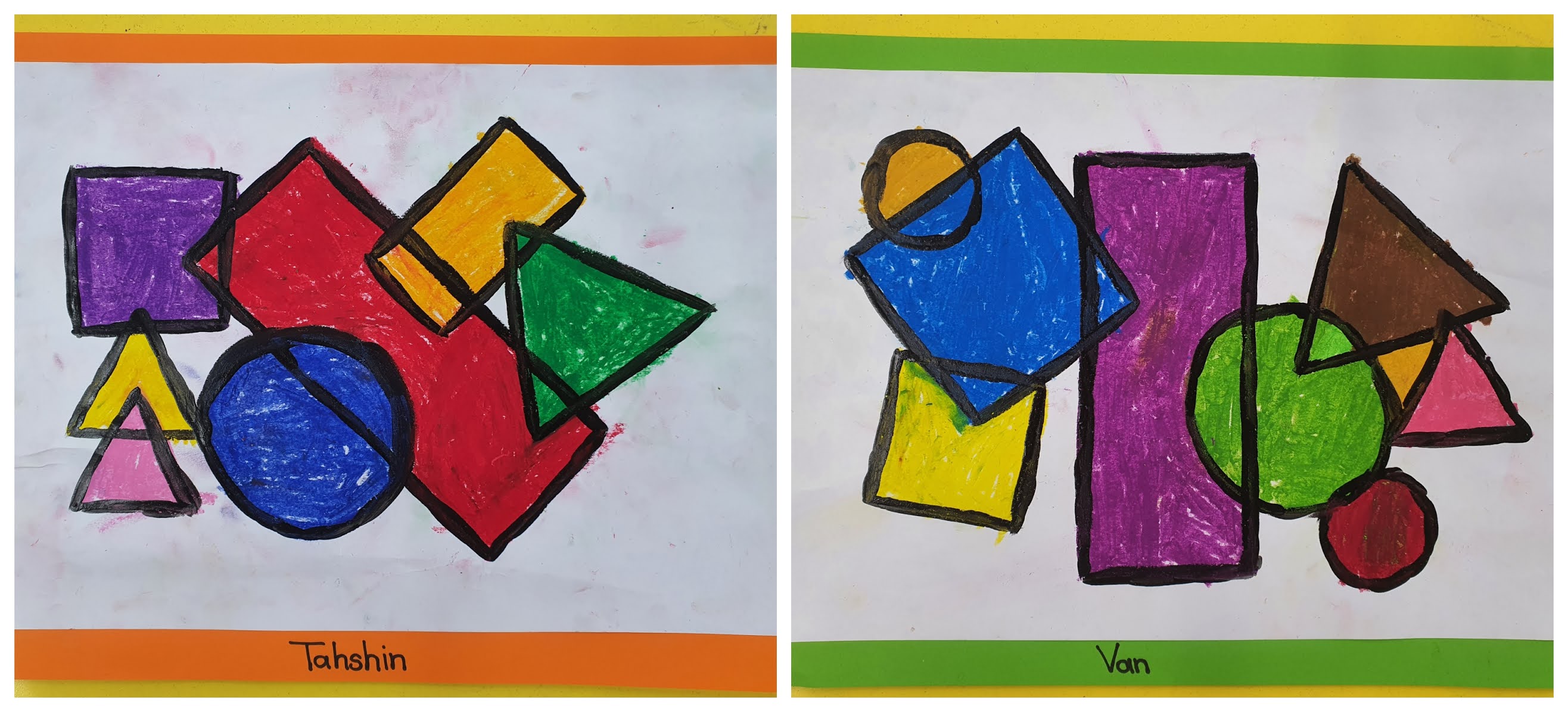 Room 5 - WHPS: Shape Collage Art