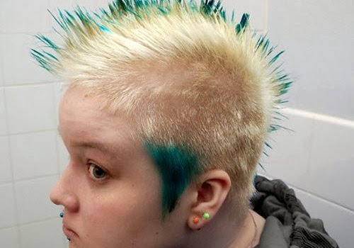 Colored Mohawk Hairstyle - Top and Trend Hairstyle