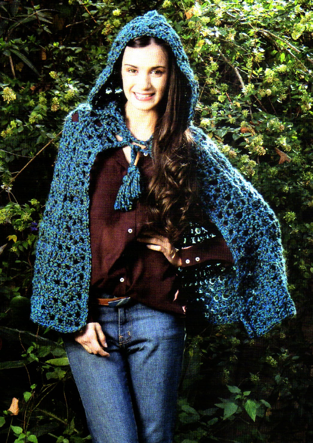 Capas tejidas con capucha - Imagui