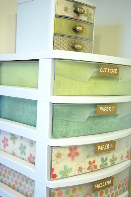 Creative Blog: Pretty Organizer Drawers