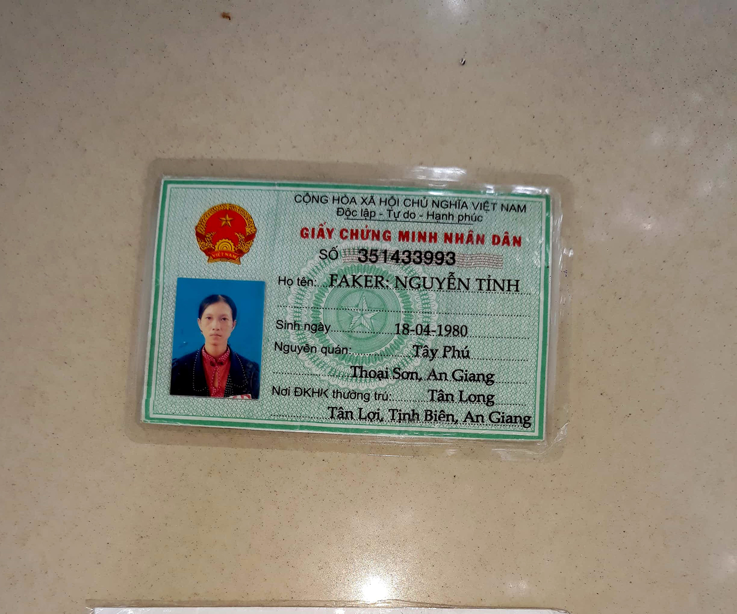 Share psd cmnd nữ chuẩn 2 mặt để xác minh tài khoản các loại